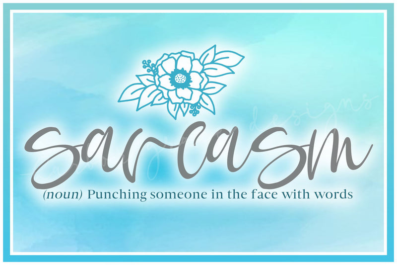 Snarky Sarcastic Words Definition Bundle SVG Files for Cricut ...