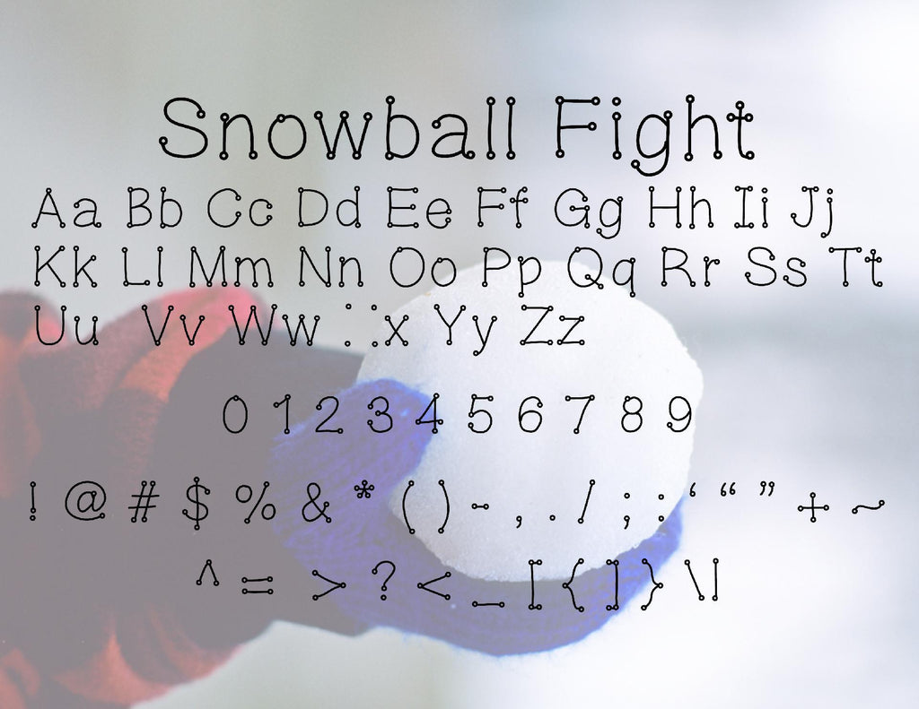 Snowball Fight - So Fontsy