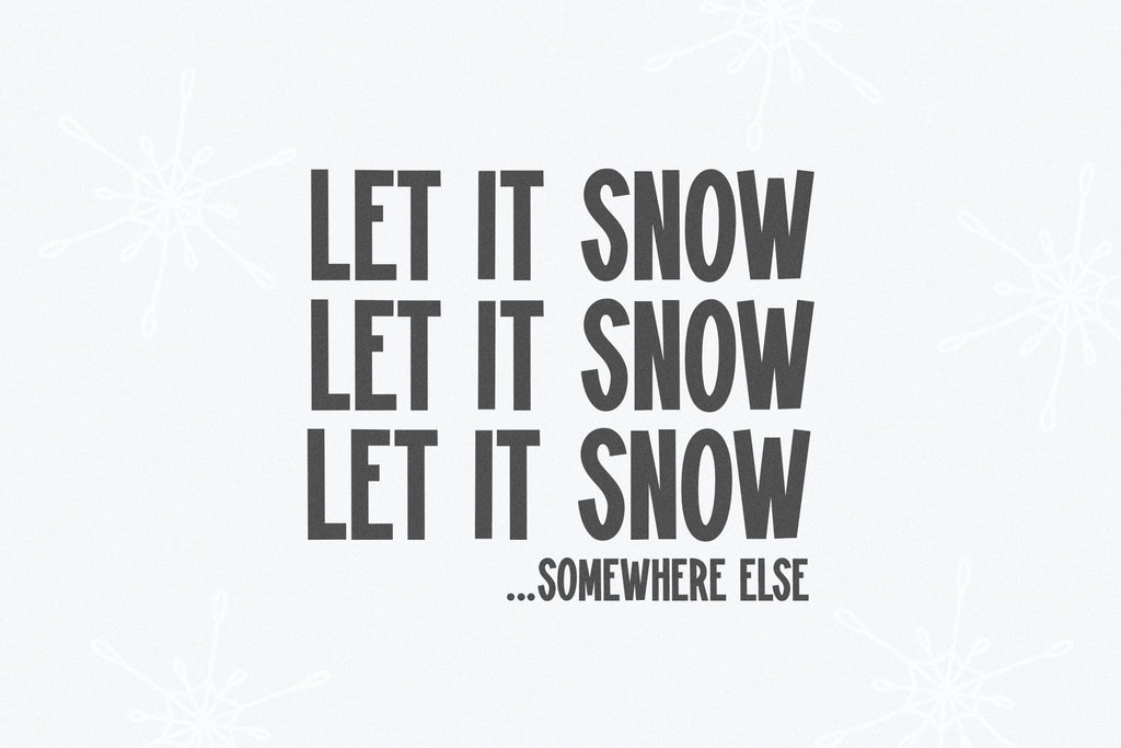 Snowday - Fun Block Font - So Fontsy