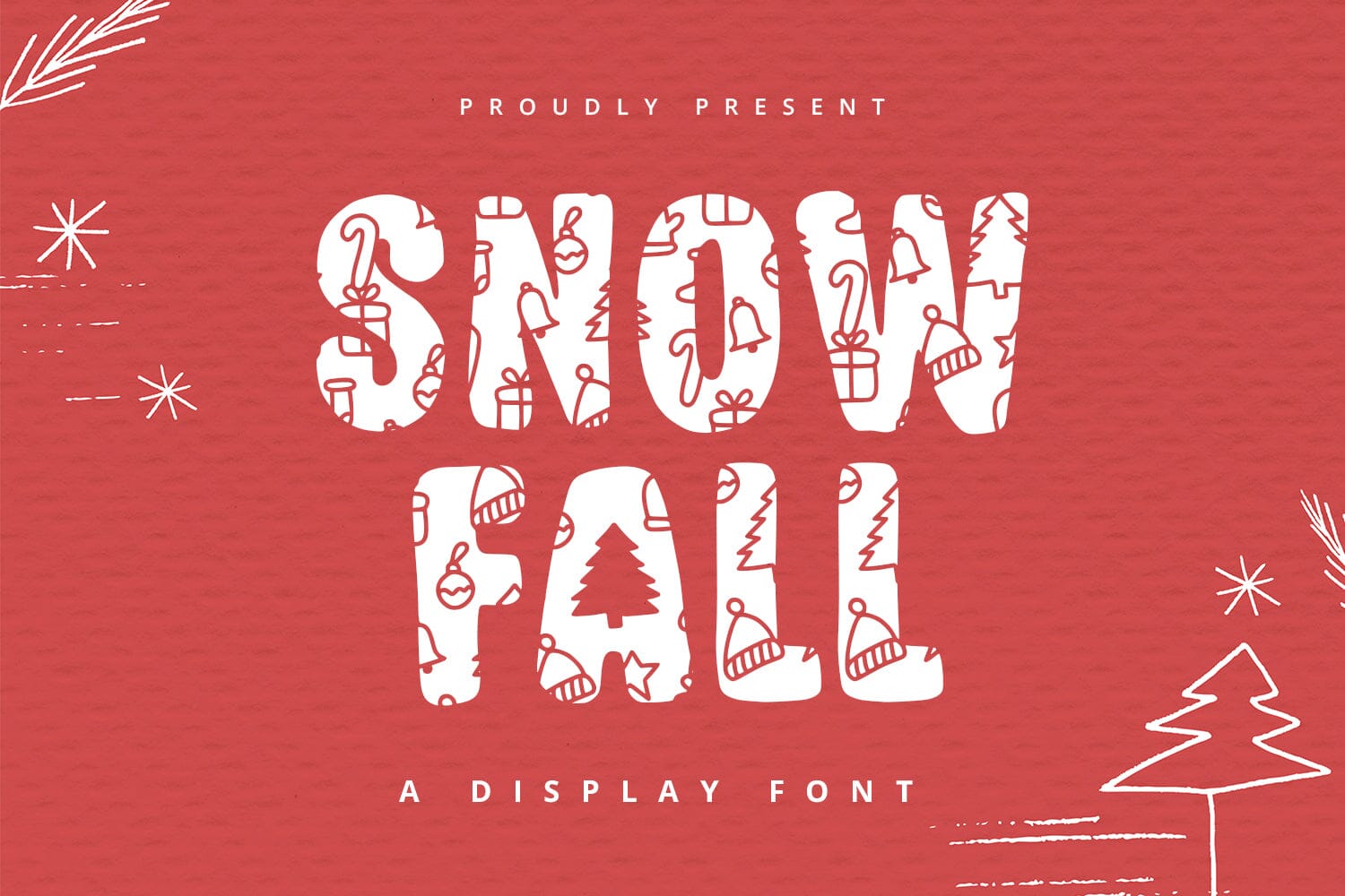 Snowfall - Display Font - So Fontsy