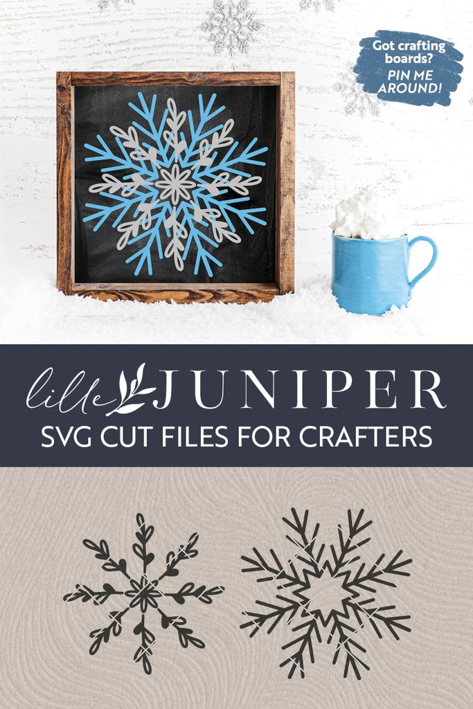 Snowflake SVG | Christmas Signs | Christmas SVG - So Fontsy