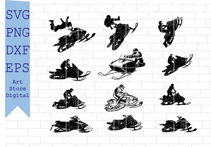 Snowmobile Svg, Snowmobiling Svg, Sled Life Svg, Snowmobile Clipart ...