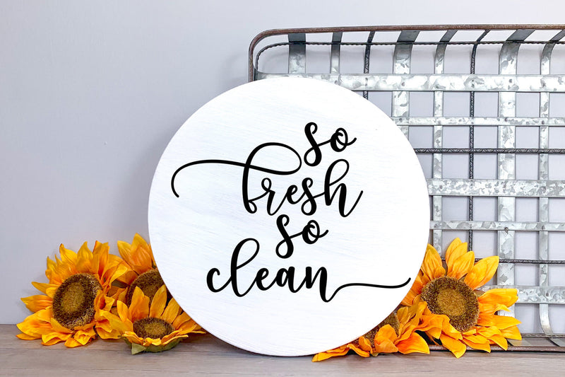 So Fresh So Clean Laundry SVG I Laundry Room Sign SVG - So Fontsy