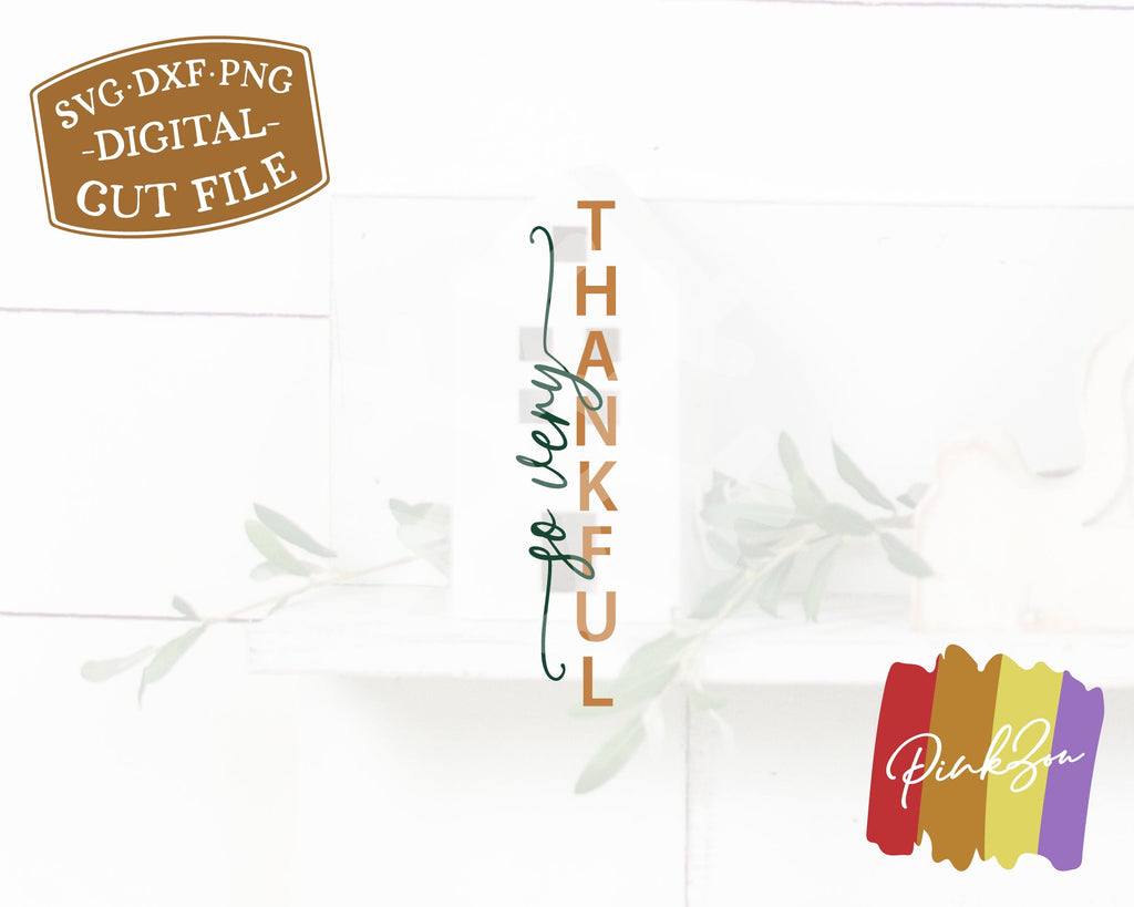 So Very Thankful SVG Files, Front Porch Svg, Vertical Sign Svg ...