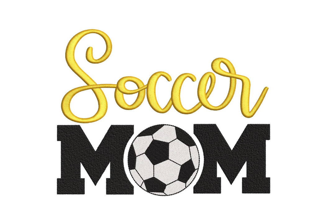 Soccer Mom Embroidery design, Soccer Mom Life Embroidery, Supportive ...