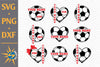 Soccer Monogram SVG, PNG, DXF Digital Files Include - So Fontsy