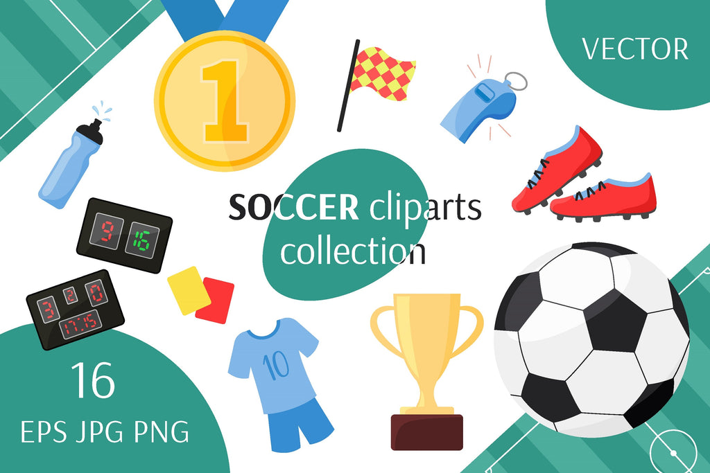 Soccer PNG Clipart | Football Vector Collection - So Fontsy