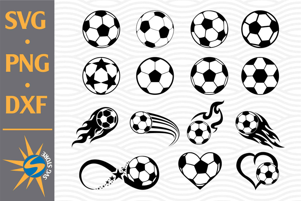 Soccer SVG, PNG, DXF Digital Files Include - So Fontsy