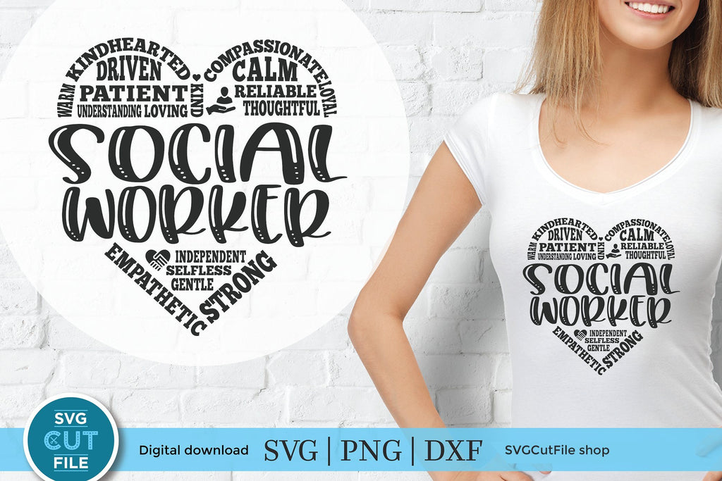 Social Worker SVG - subway art design for your Cricut or Silhouette ...