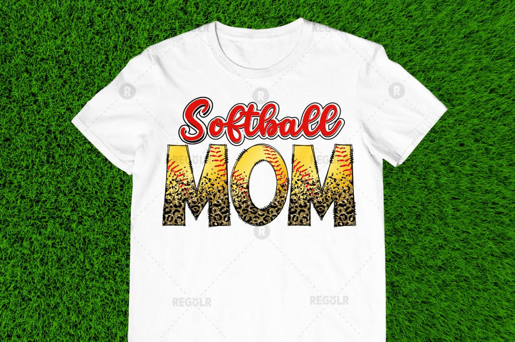 Softball mom Sublimation Design - So Fontsy