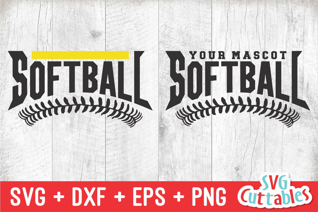 Softball svg - Softball Template - svg - eps - dxf - png - Silhouette ...