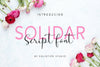 Solidar - Script Font Family - So Fontsy