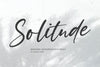 Solitude Modern Handwritten Font - So Fontsy