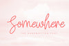 Somewhere Handwritten - So Fontsy