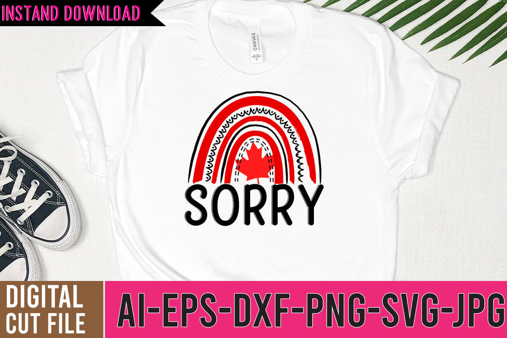 Sorry SVG Cut File - So Fontsy
