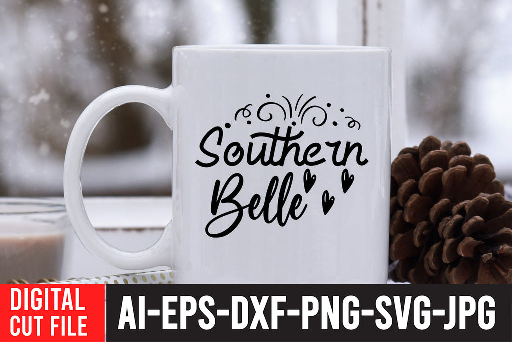 Southern Belle SVG Cut File - So Fontsy