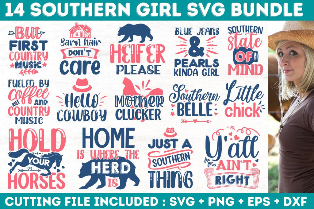 Southern Girl SVG Bundle - So Fontsy