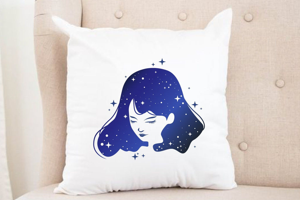 Space Girl Stars, Boho celestial Girl SVG - So Fontsy