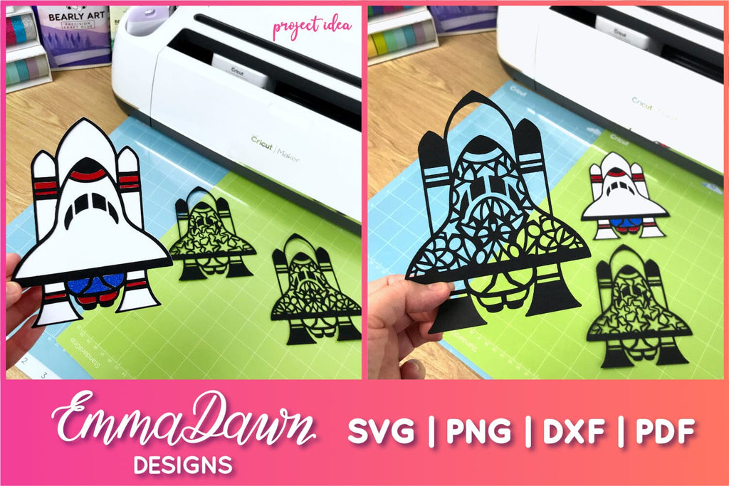 Space Shuttle SVG - So Fontsy