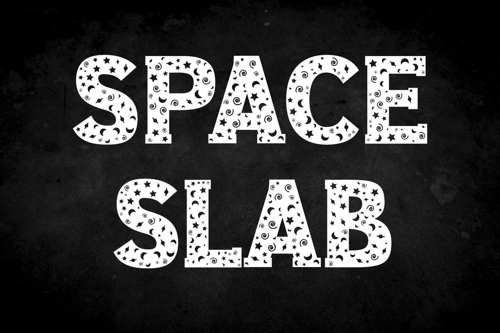 Space Slab Font - So Fontsy
