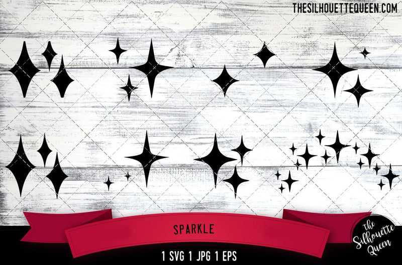 Sparkle SVG File, SVG Bundle File-Cut File-Vector Clip Art for ...
