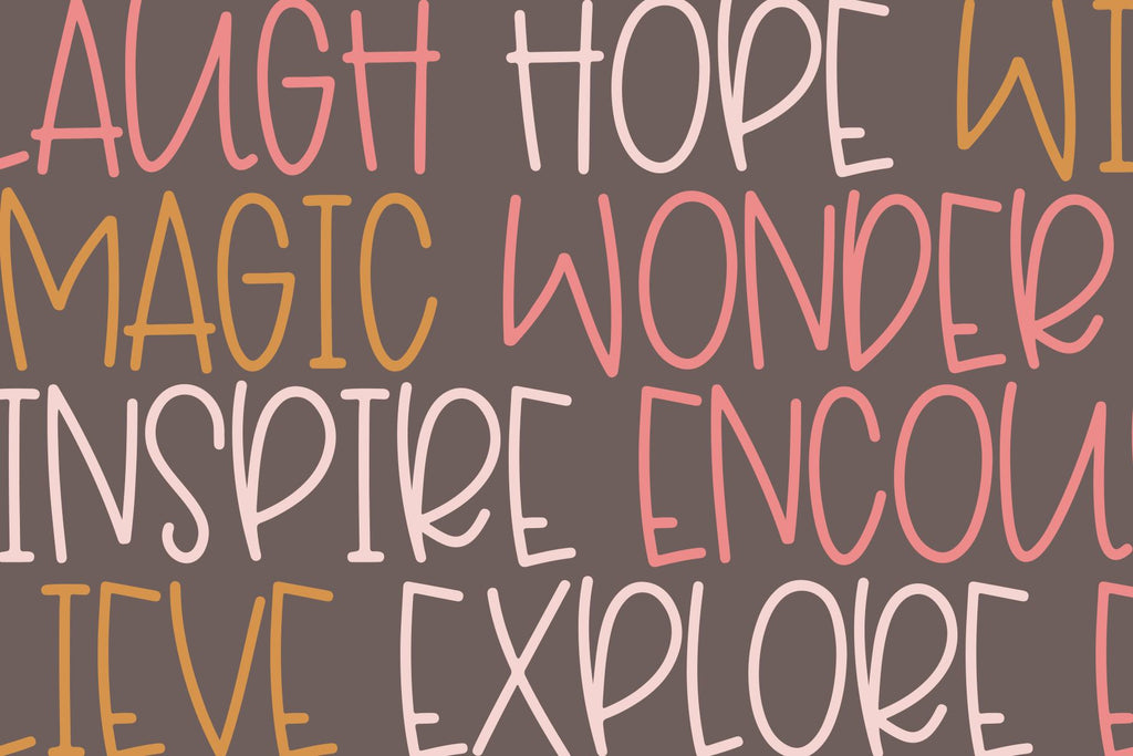 Sparkly - Fun Handwritten Font - So Fontsy