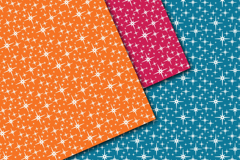 Sparkly Stars Digital Paper - So Fontsy