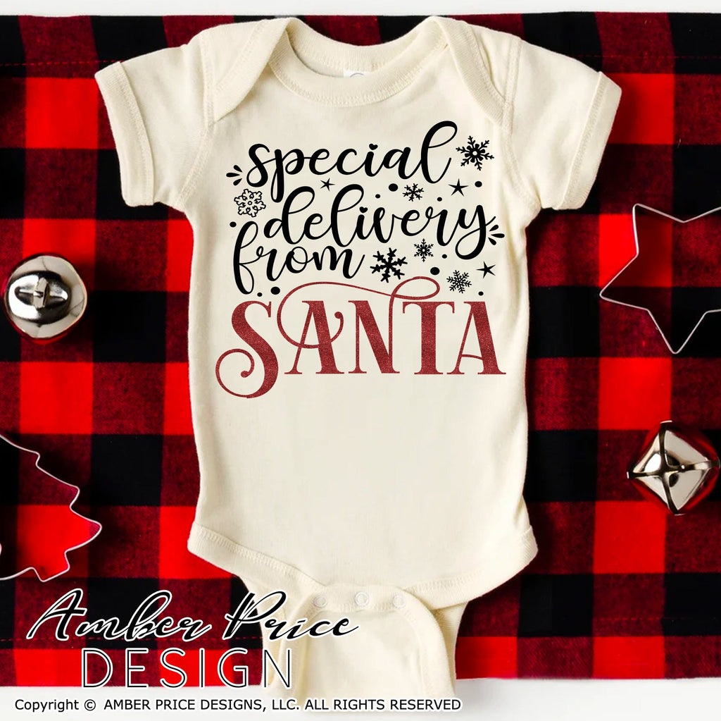 Special Delivery from Santa SVG | New Baby Christmas SVG PNG DXF - So ...