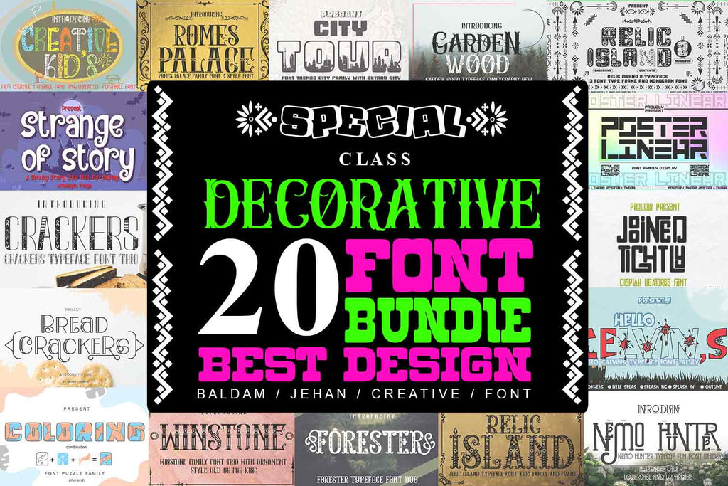 Special for You a collection of 20 of the best Design - So Fontsy
