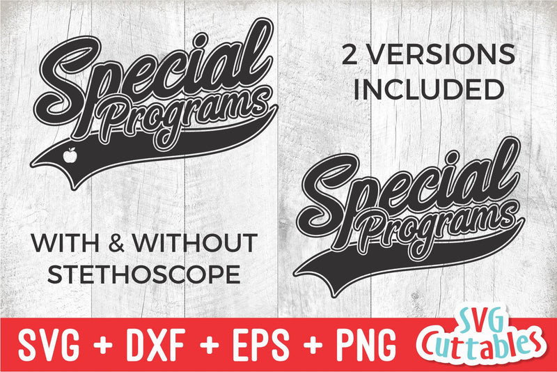 Special Programs svg - Teacher svg - Occupation - Swoosh - svg - dxf ...