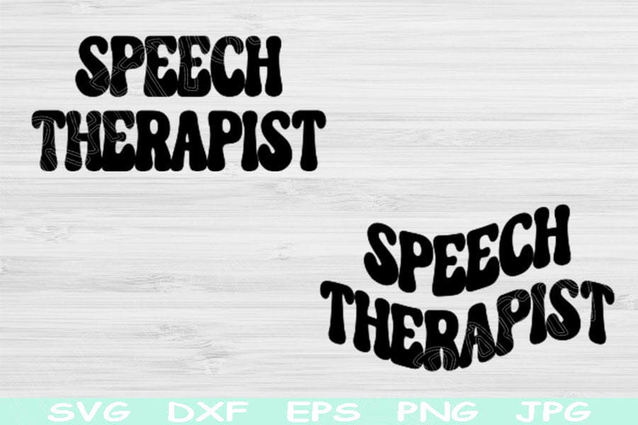 Speech Therapist Svg Dxf Png Cut Files, Speech Therapy Svg, Speech ...