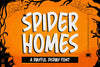Spider Home - Playful Display Font - So Fontsy