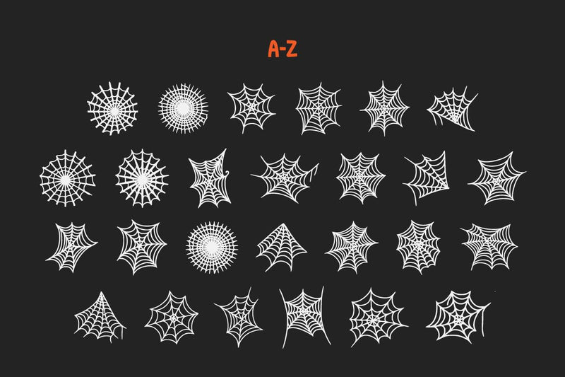 Spider Web - Dingbat Font - So Fontsy