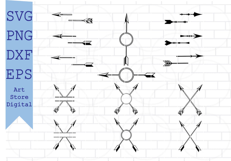 Split Arrow Svg, Arrow Bundle Svg, Arrow Clipart Svg, Arrow Svg, Heart ...