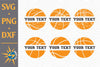 Split Basketball SVG, PNG, DXF Digital Files Include - So Fontsy