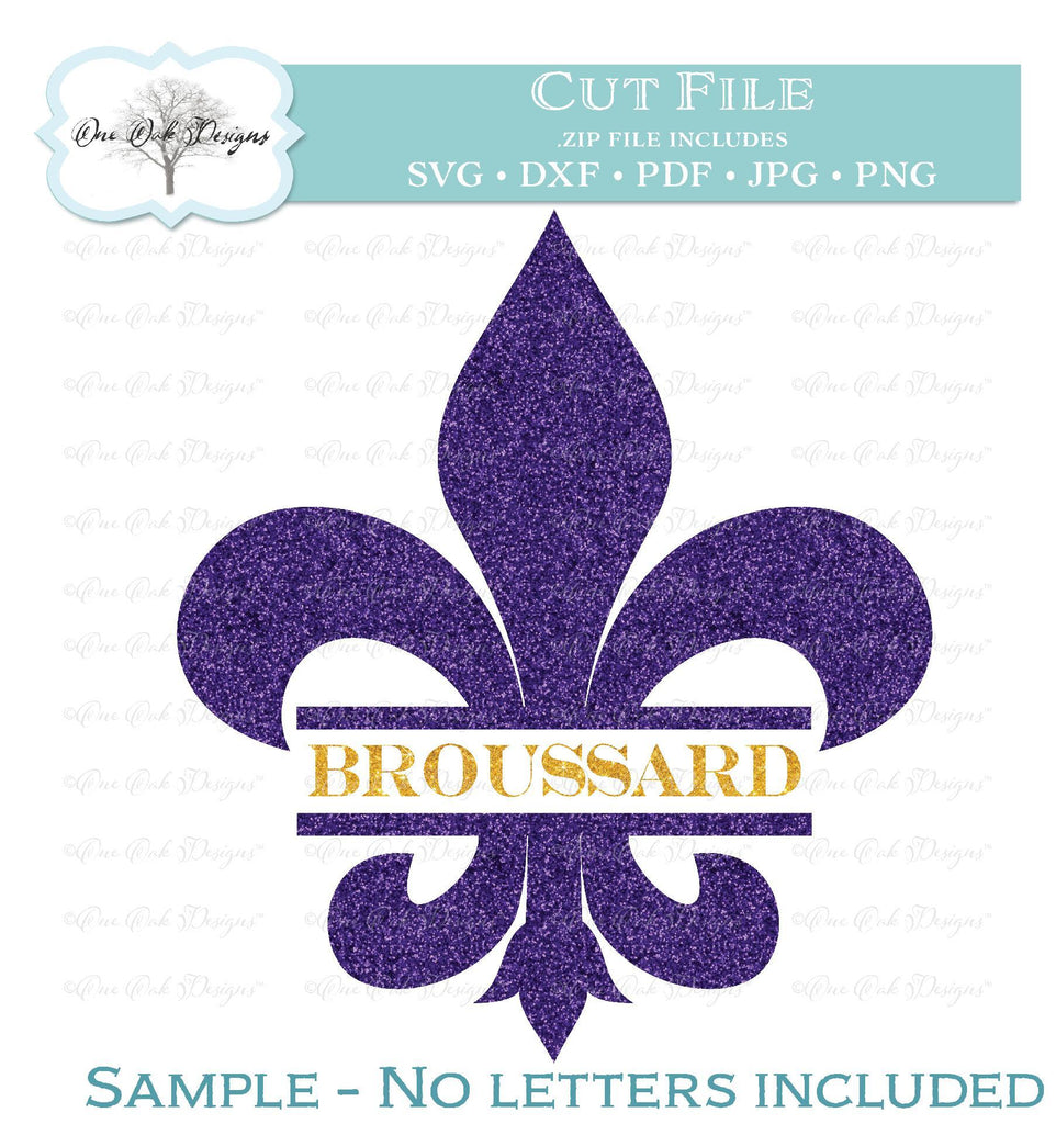 Split Fleur de lis - So Fontsy