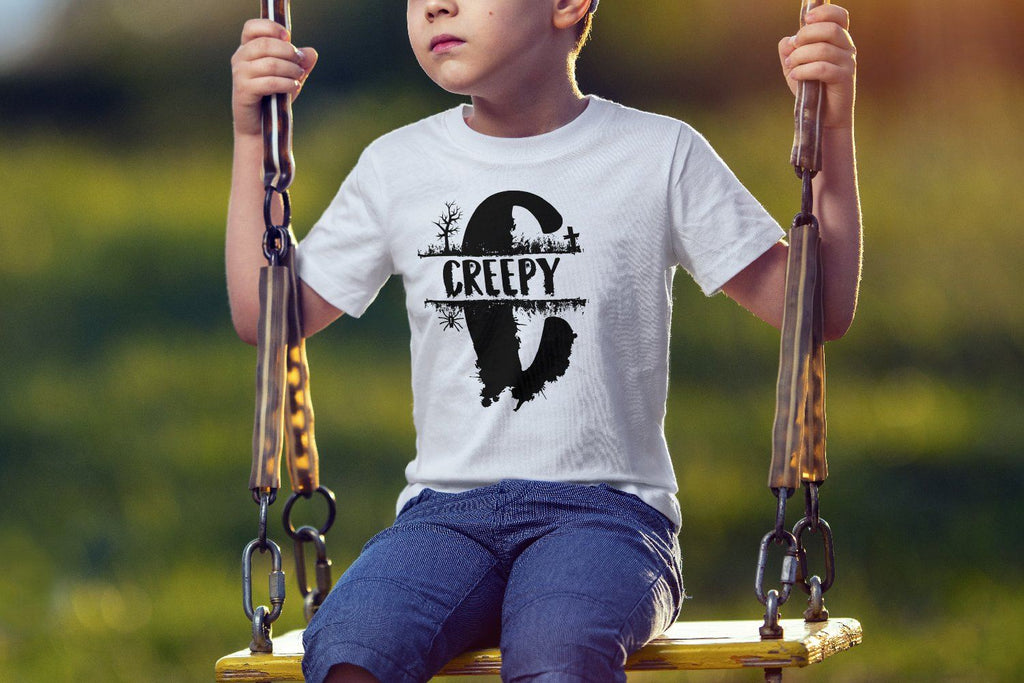 Split Halloween A-Z svg eps ai png - So Fontsy