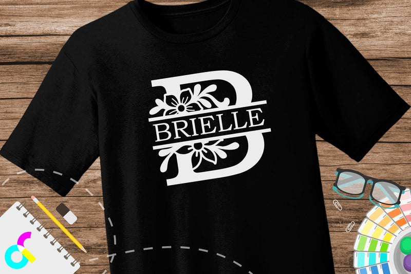 Split letter b monogram, Alphabet svg - So Fontsy