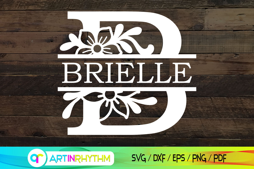 Split letter b monogram, Alphabet svg - So Fontsy