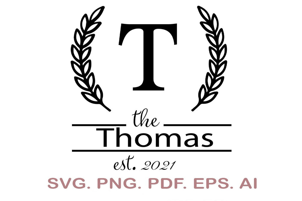 Split Letter SVG, Letter T SVG, Split Monogram SVG, Split Frame ...