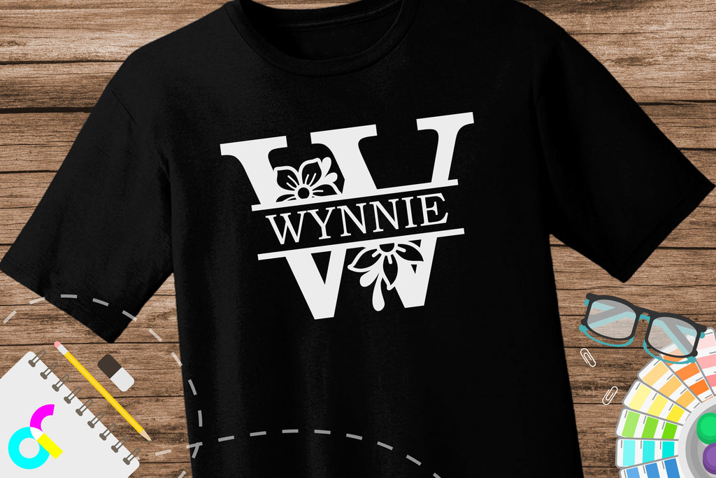 Split letter W monogram, Alphabet svg - So Fontsy