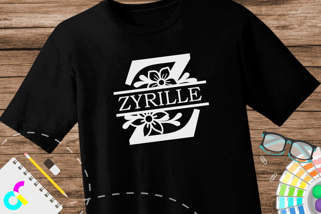 Split letter Z monogram, Alphabet svg - So Fontsy