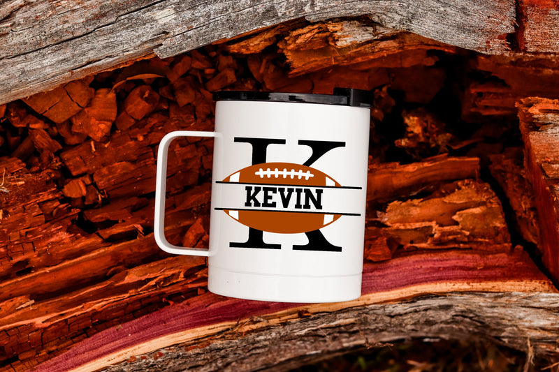 Split Letters A-Z - 26 Split Monogram Football SVG alphabet - So Fontsy