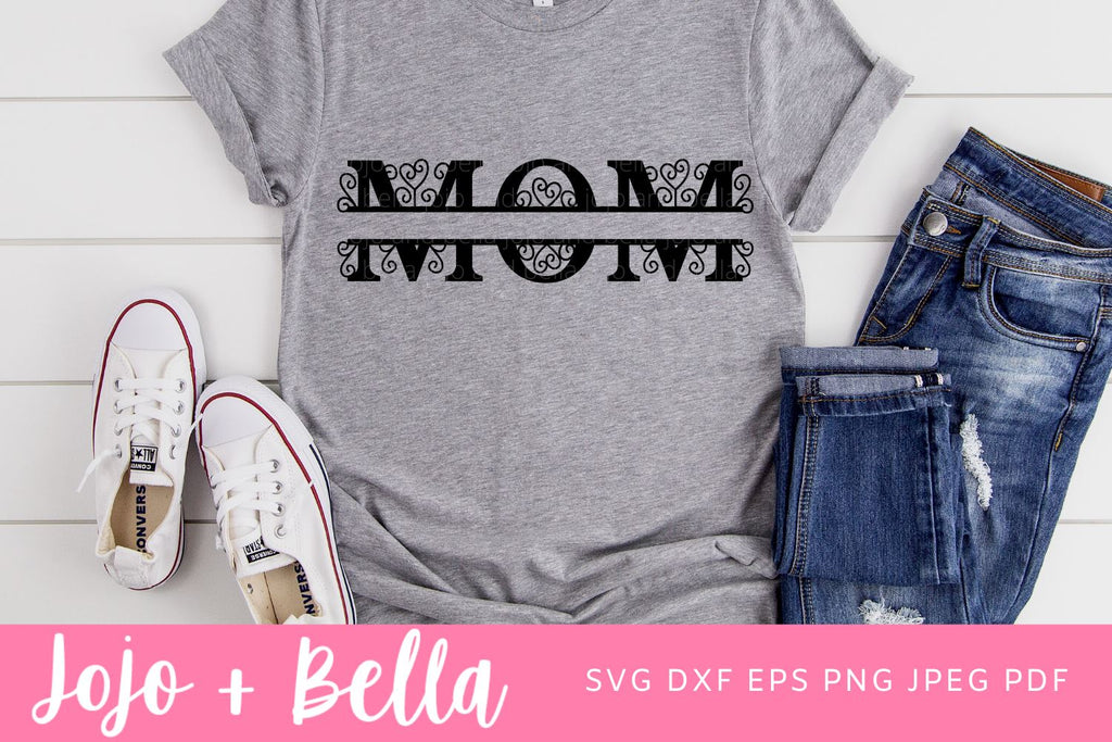 Split Mom SVG, Mom Split Monogram svg, Mom Monogram svg, Mom Svg ...