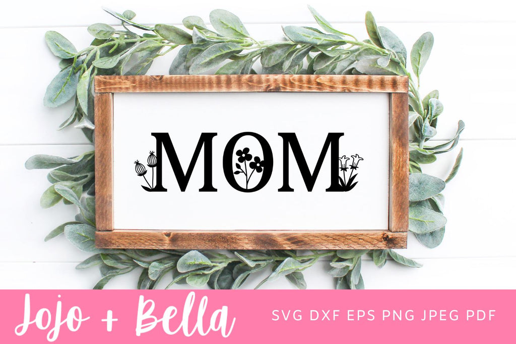 Split Mom SVG, Mom Split Monogram svg, Mom Monogram svg, Mom Svg ...