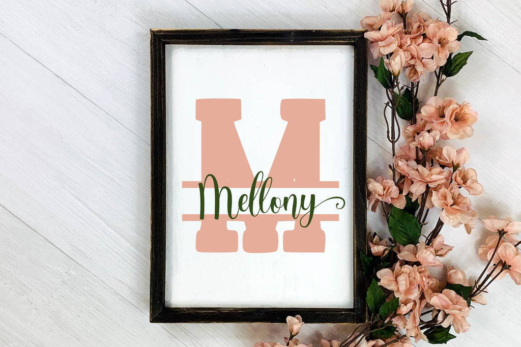 Split Monogram Font - So Fontsy