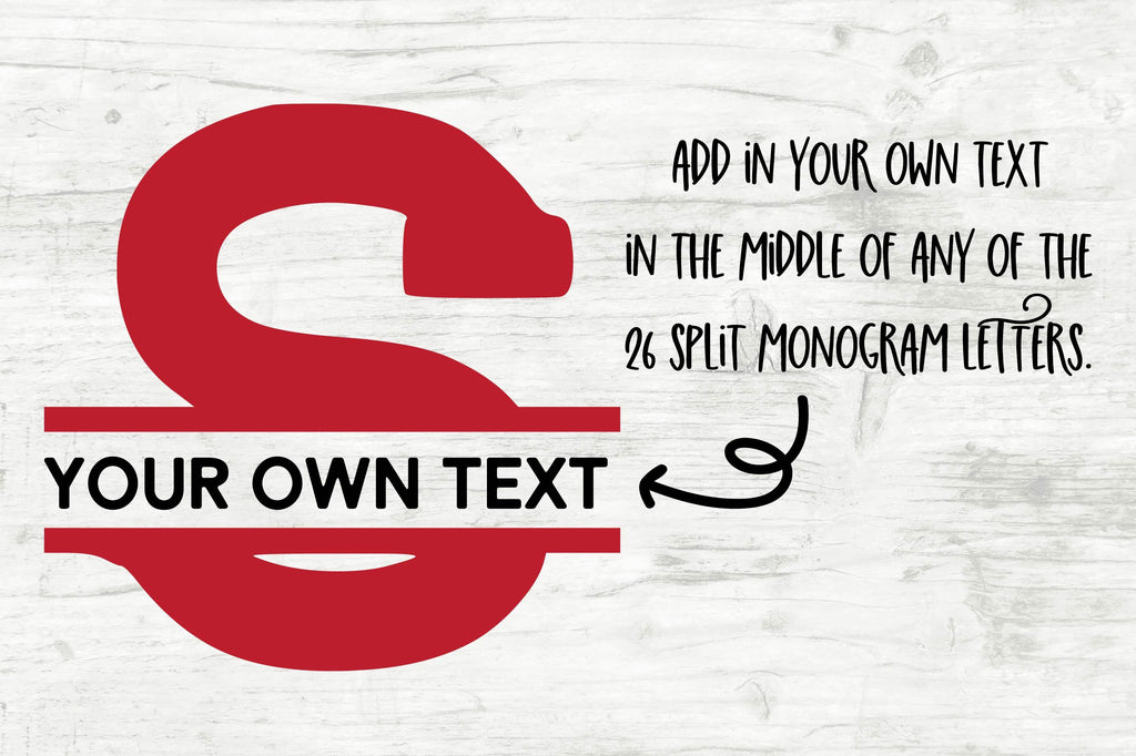 Split Monogram Font - So Fontsy
