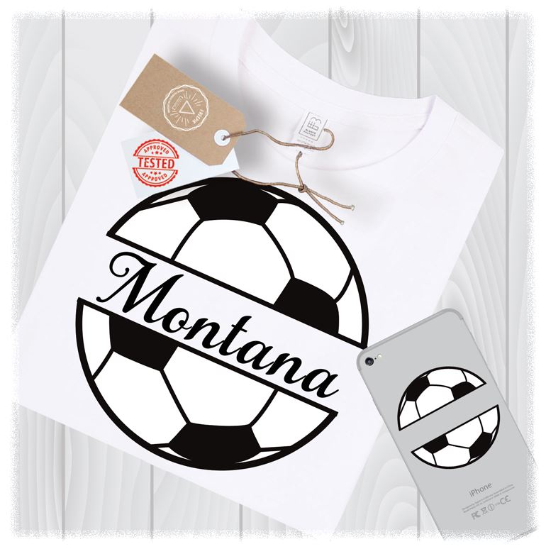 Split Soccer Ball SVG Files Mom Sports Frame Monogram Designs - Soccer ...