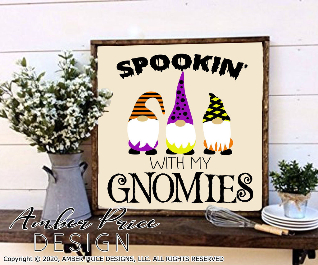 Spookin with my gnomies SVG | Halloween Gnomes SVG PNG DXF vector file ...