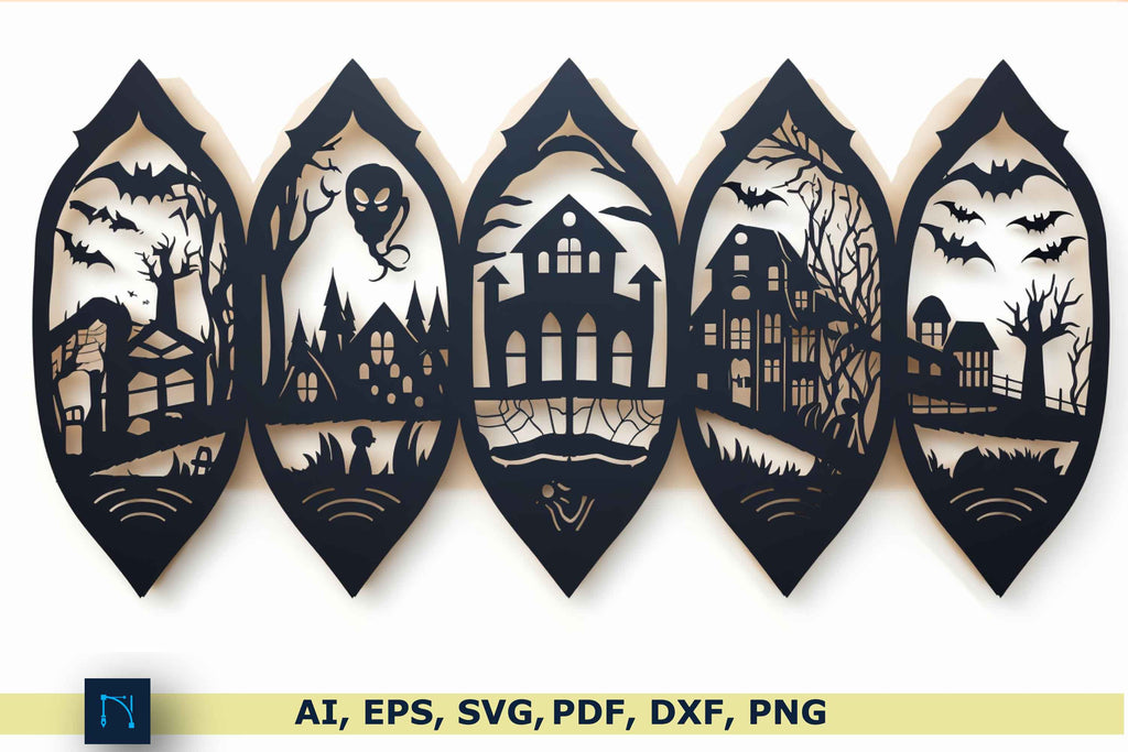 Spooktacular Halloween Decor SVG Bundle - So Fontsy